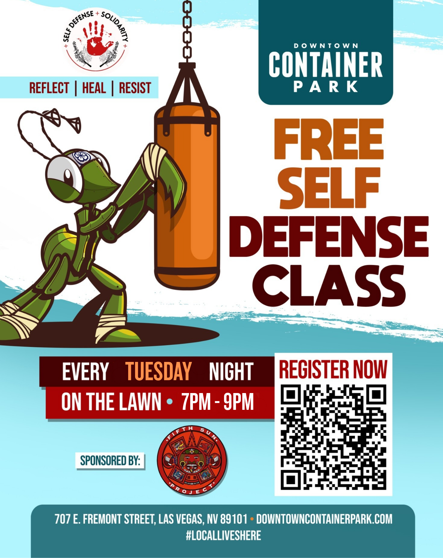 SELF DEFENSE CLASS BY SELF DEFENSE SOLIDARITY - Downtown Container Park
