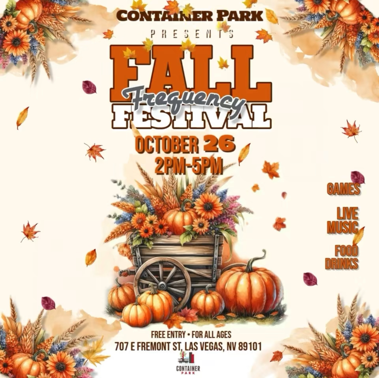 FALL FREQUENCY FESTIVAL - Downtown Container Park
